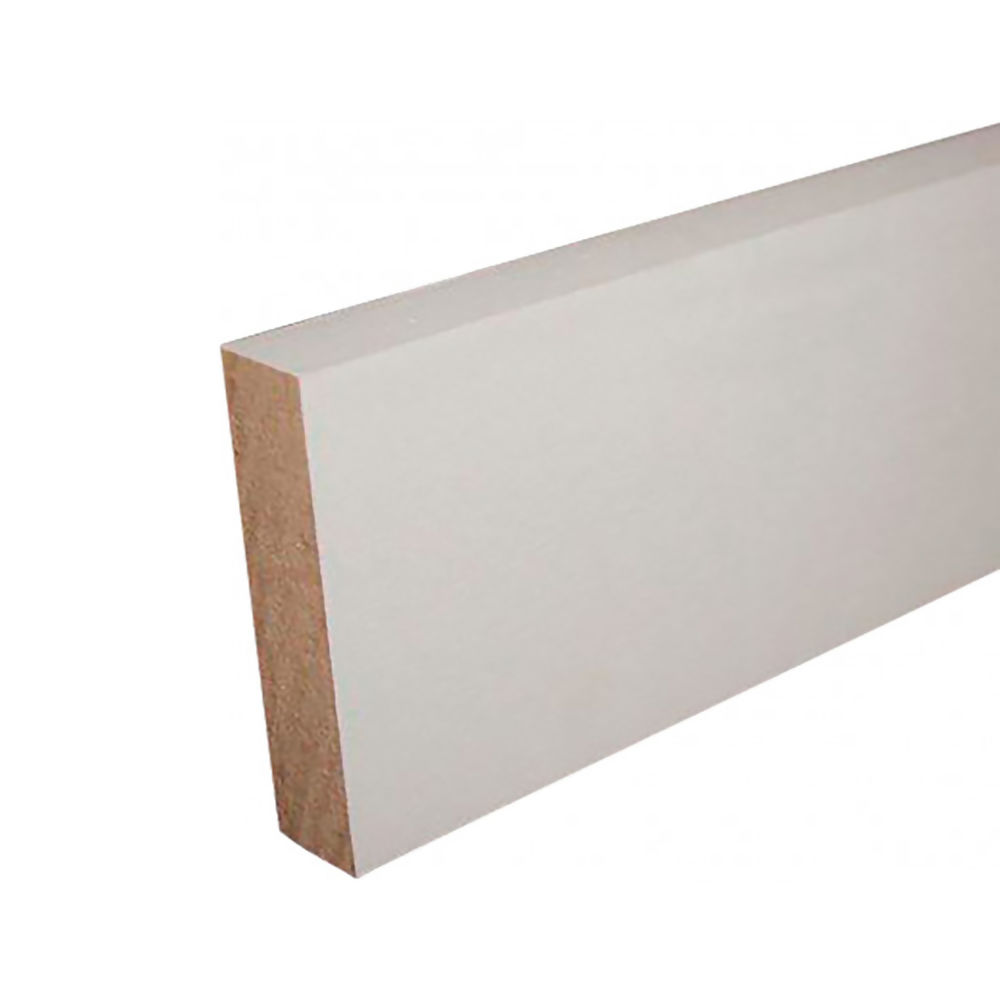 MDF 18mm x 68mm Square Edge White Primed [FSC]